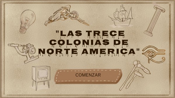 Las trece colonias de Norteamérica