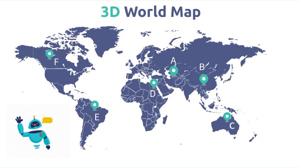 WORLD 3D MAP