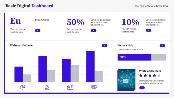BASIC DIGITAL DASHBOARD | Genially