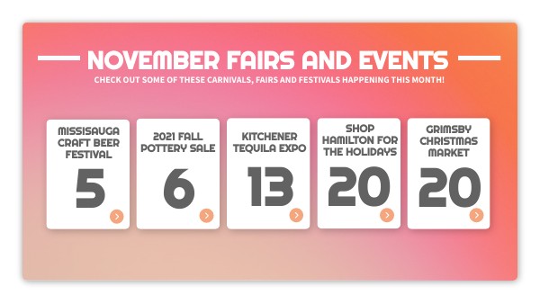 NOVEMBER EVENTS | Genially