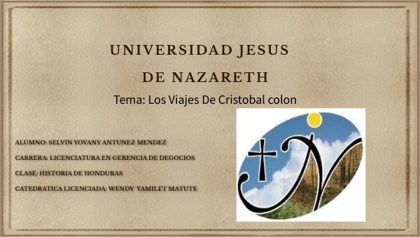 Los viajes De Cristóbal Colon