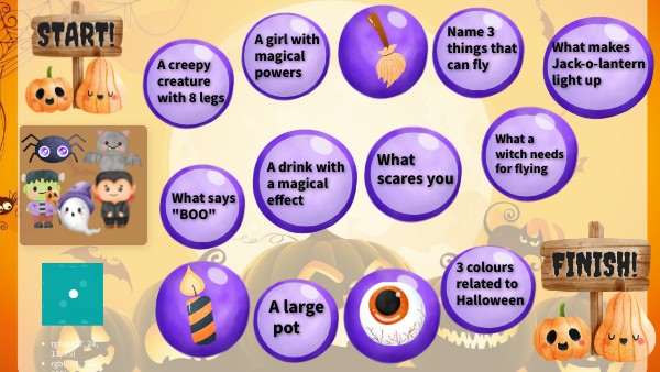 Halloween boardgame | Genially
