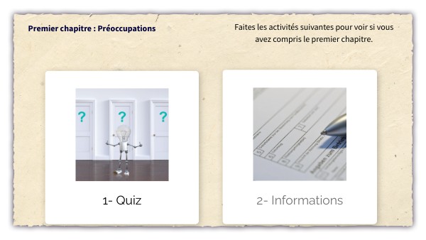 Premier chapitre | Genially