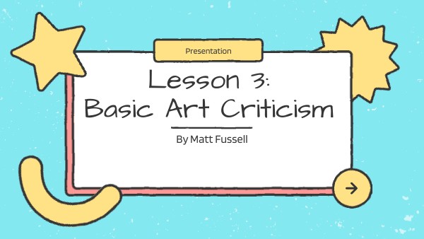 Art Criticism