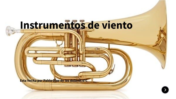 Instrumentos viento metal y madera