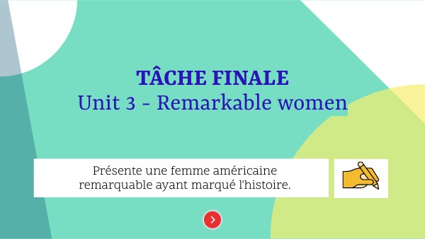 (4è) Tâche Finale - Remarkable Women | Genially