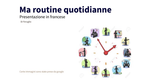 Ma routine quotidianne | Genially