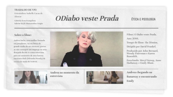 ÉTICA - DIABO VESTE PRADA | Genially