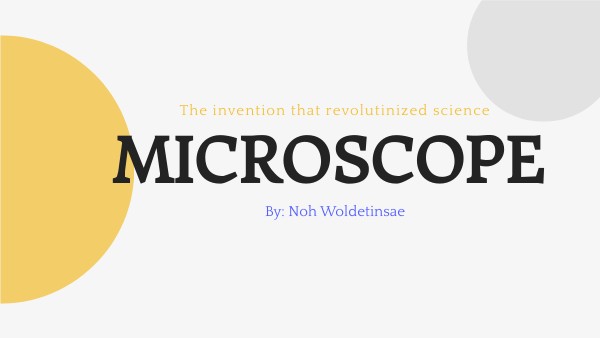 Microscope | Genially