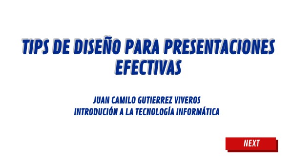 Tips para tener presentaciones efectivas