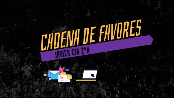 Cadena de favores Javier Cia 2ºA