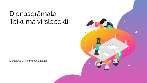 Teikuma gramatiskais centrs 8. klasei | Genially