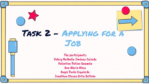 Task 2 - Applying for a Job