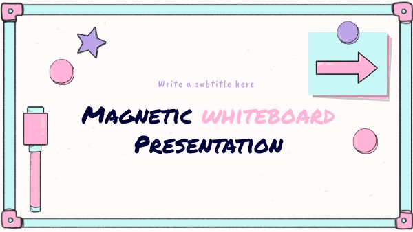 MAGNETIC WHITEBOARD PRESENTATION | Genially