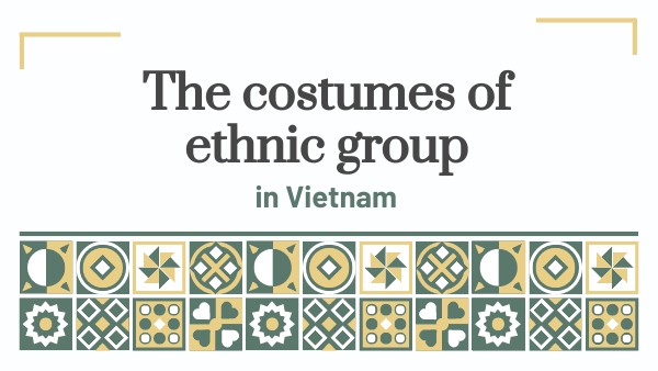 Customes of ethnic groups