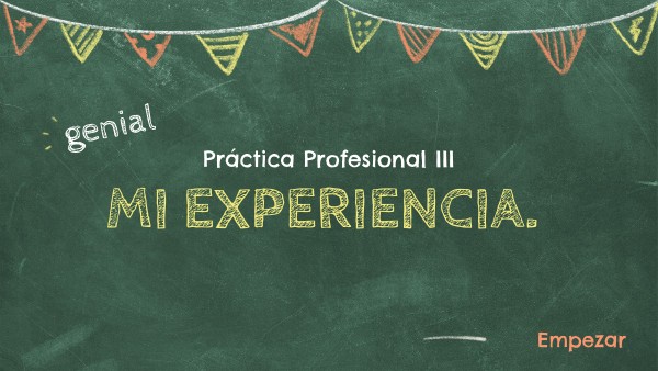 práctica profesional III