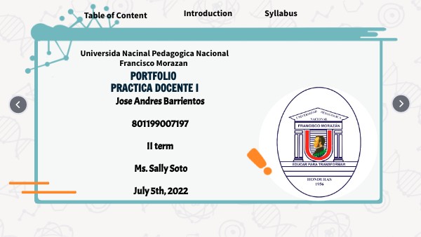 PP1 Portfolio -Jose Andres Barrientos