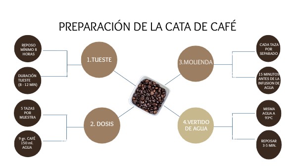 PREPARACIÓN DE LA CATA DE CAFÉ | Genially