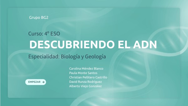 Descubriendo el ADN | Genially