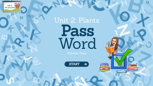 Unit 2: Plants_pass word | Genially