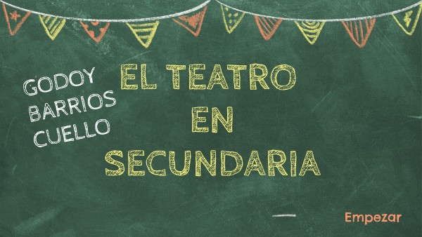 teatro en secundaria | Genially