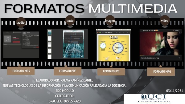 FORMATOS MULTIMEDIA | Genially