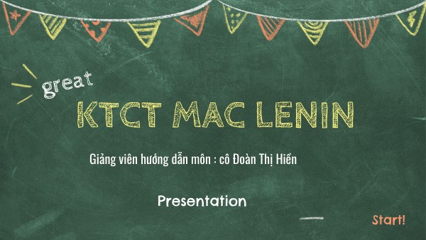 ANIMATED CHALKBOARD PRESENTATION | Genially