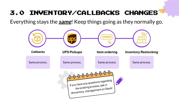 3.0 Inventory/Callbacks Changes