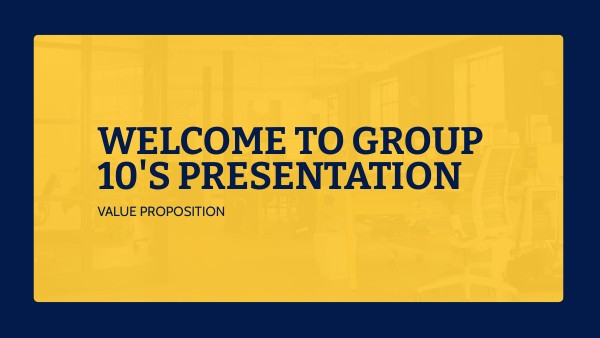 value proposition | Genially