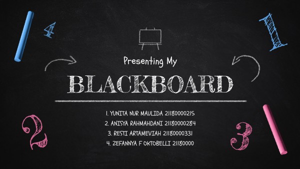CHALK & BLACKBOARD PRESENTATION | Genially