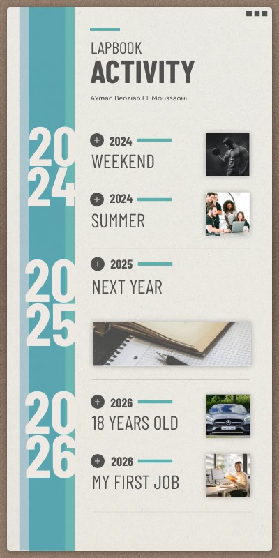 Lapbook activity - Ayman Benzian El Moussaoui | Genially