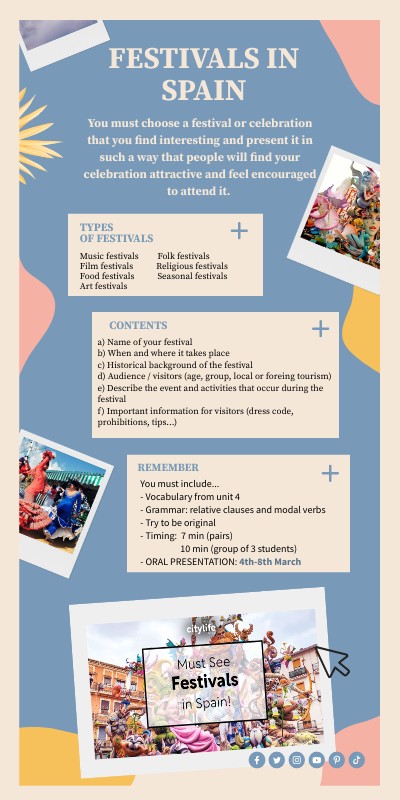 festivals in spain | Genially