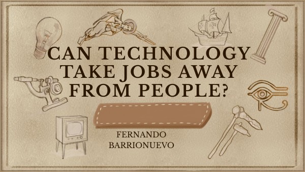 Can technology take jobs away from people? | Genially