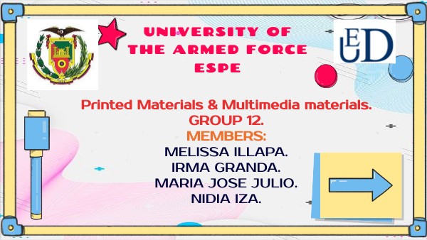 Printed Materials & Multimedia materials | Genially