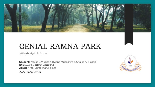 Ramna Park | Genially