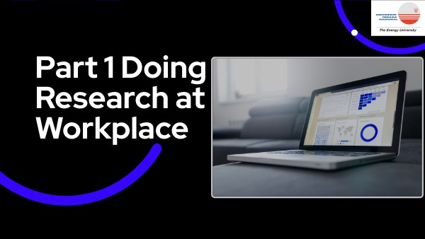 Topic 6 Part 1 Doing Research at Work | Genially