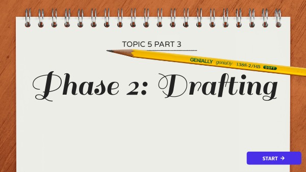 Topic 5 Part 3: Drafting