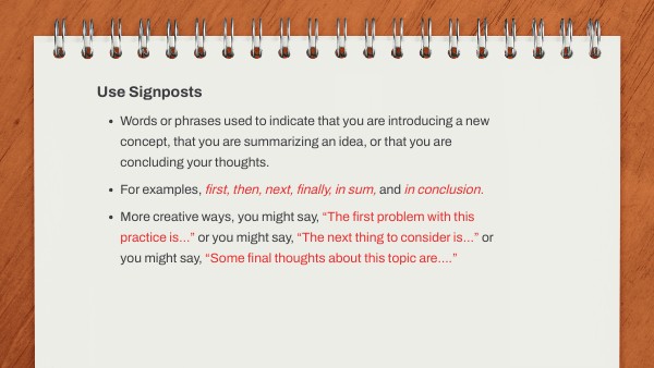 Use Signposts | Genially