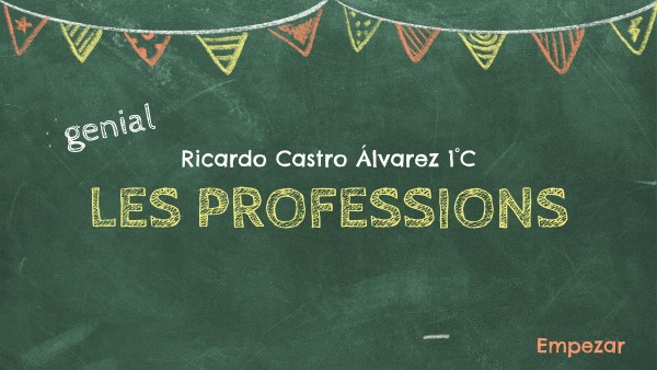 Les professions | Genially