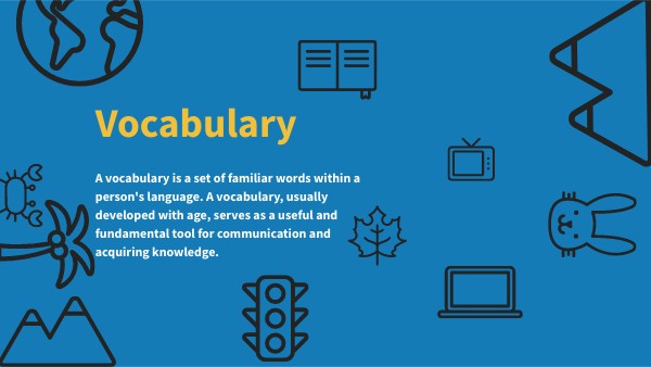 Vocabulary | Genially