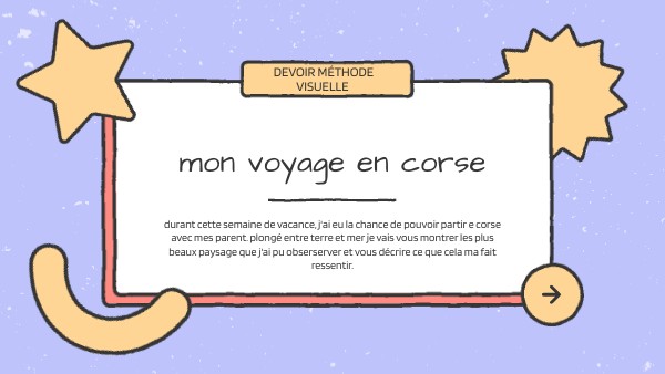 devoir méthode visuelle