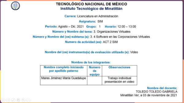 SIM 3.4 Software en las Corporaciones Virtuales | Genially