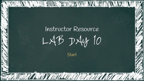 ACP Lab Day 10 Instructors