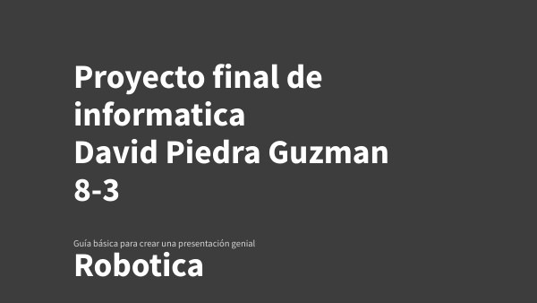 proyecto info | Genially