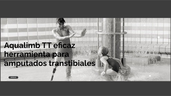 Aqualimb TT herramienta eficaz para amputados transtibiales.