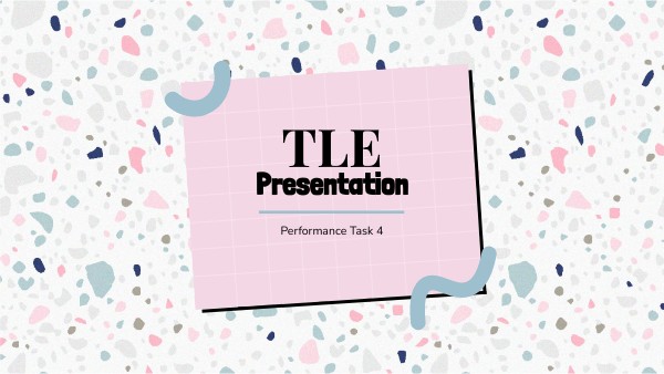 TLE Performace Task 4 | Genially
