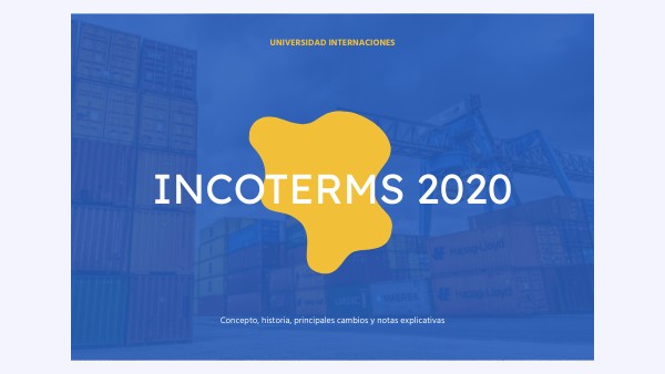 Incoterms 2020 | Genially