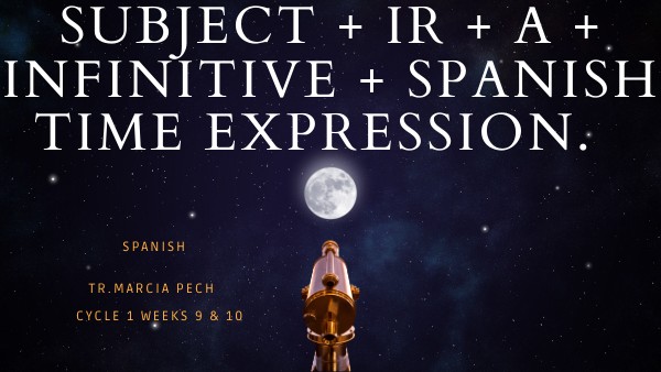 Std. VI Spanish Cycle 1 Weeks 9 & 10 Worksheet