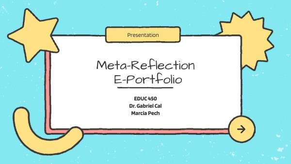 MarciaPECH Meta-Reflection Portfolio | Genially