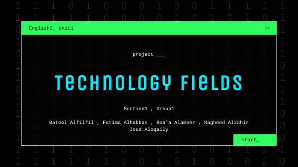 Technology fields-E3